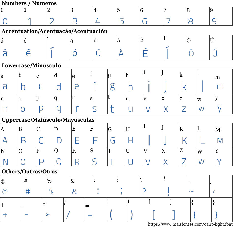 Cairo Light: Baixar Fonte Grátis | MaisFontes