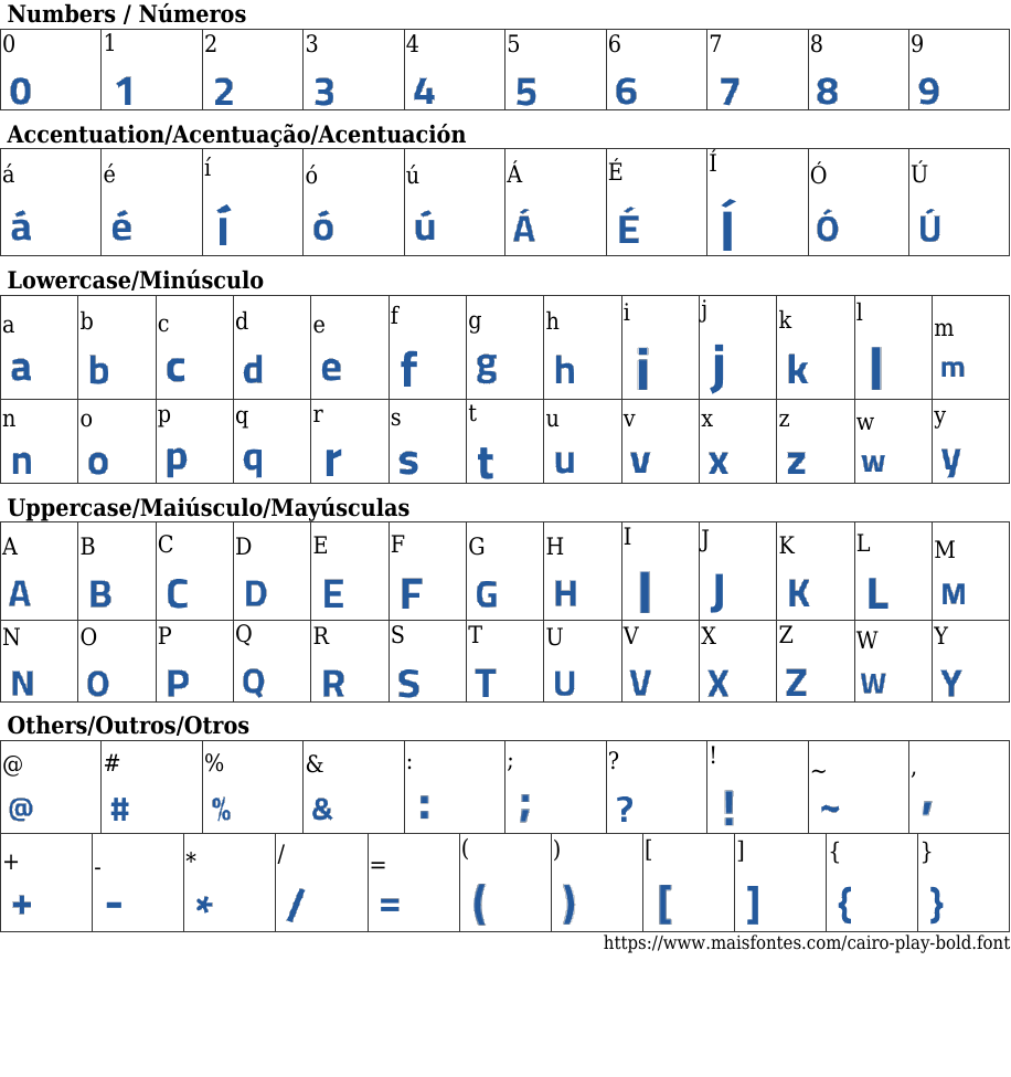 Cairo Play Bold: Free Font Download | MaisFontes