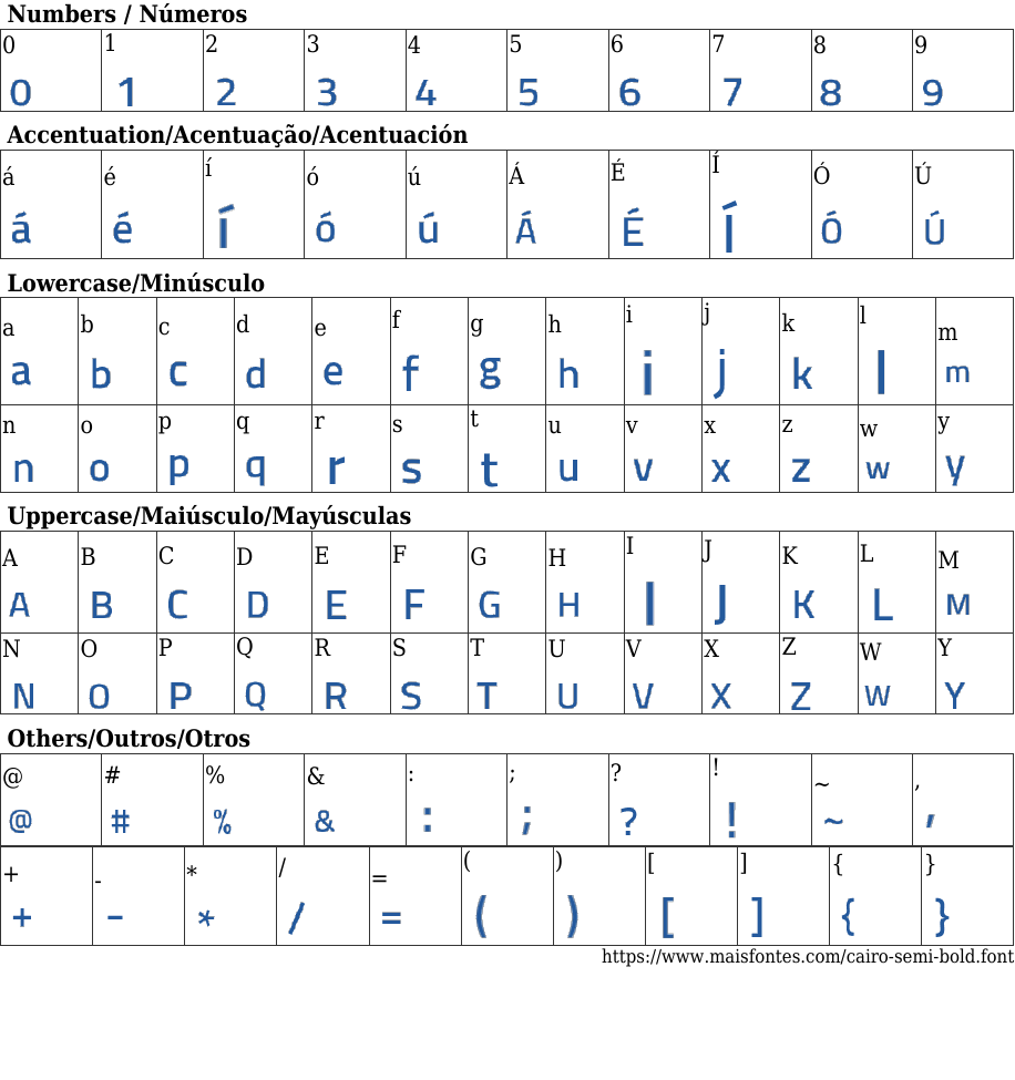 Cairo SemiBold: Free Font Download | MaisFontes