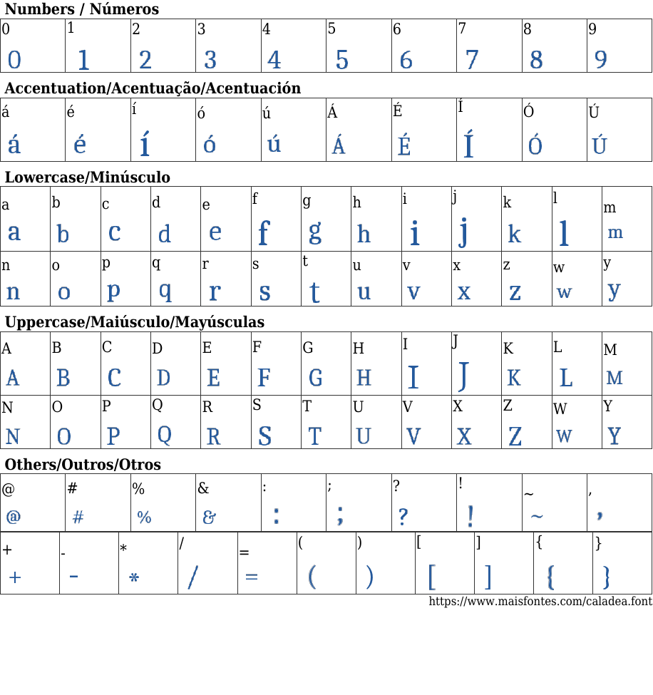 Caladea: Free Font Download | MaisFontes