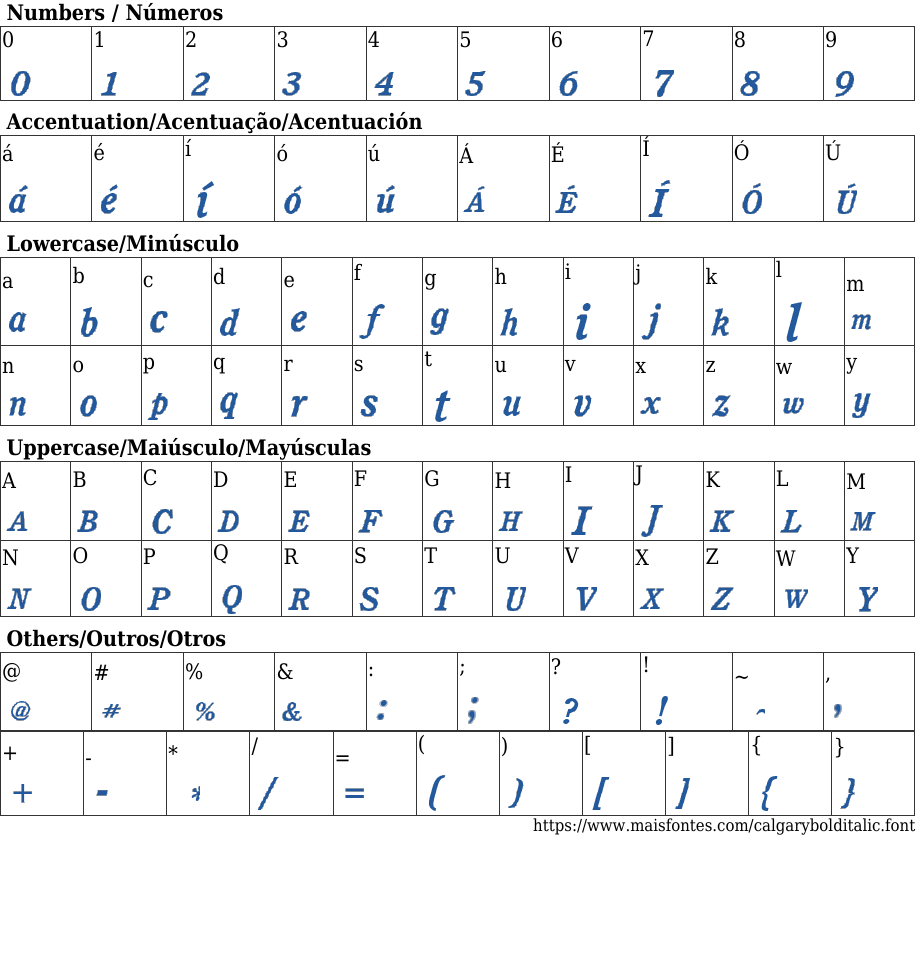 Calgary Bold Italic: Free Font Download | MaisFontes