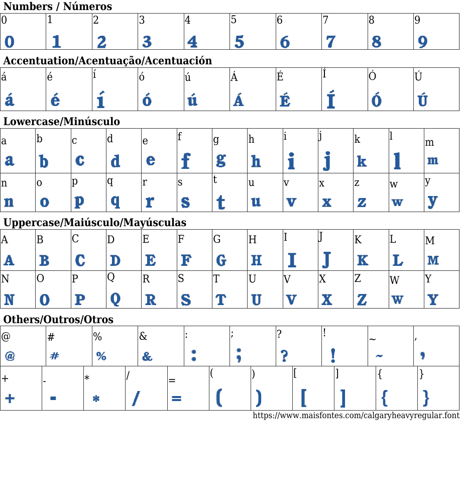 Calgary Heavy Regular: Free Font Download | MaisFontes