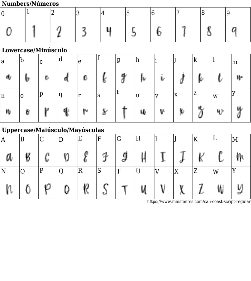 Cali Coast Script: Free Font Download | MaisFontes