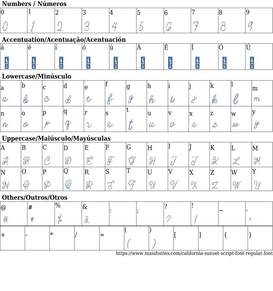California Sunset Script: Free Font Download | MaisFontes
