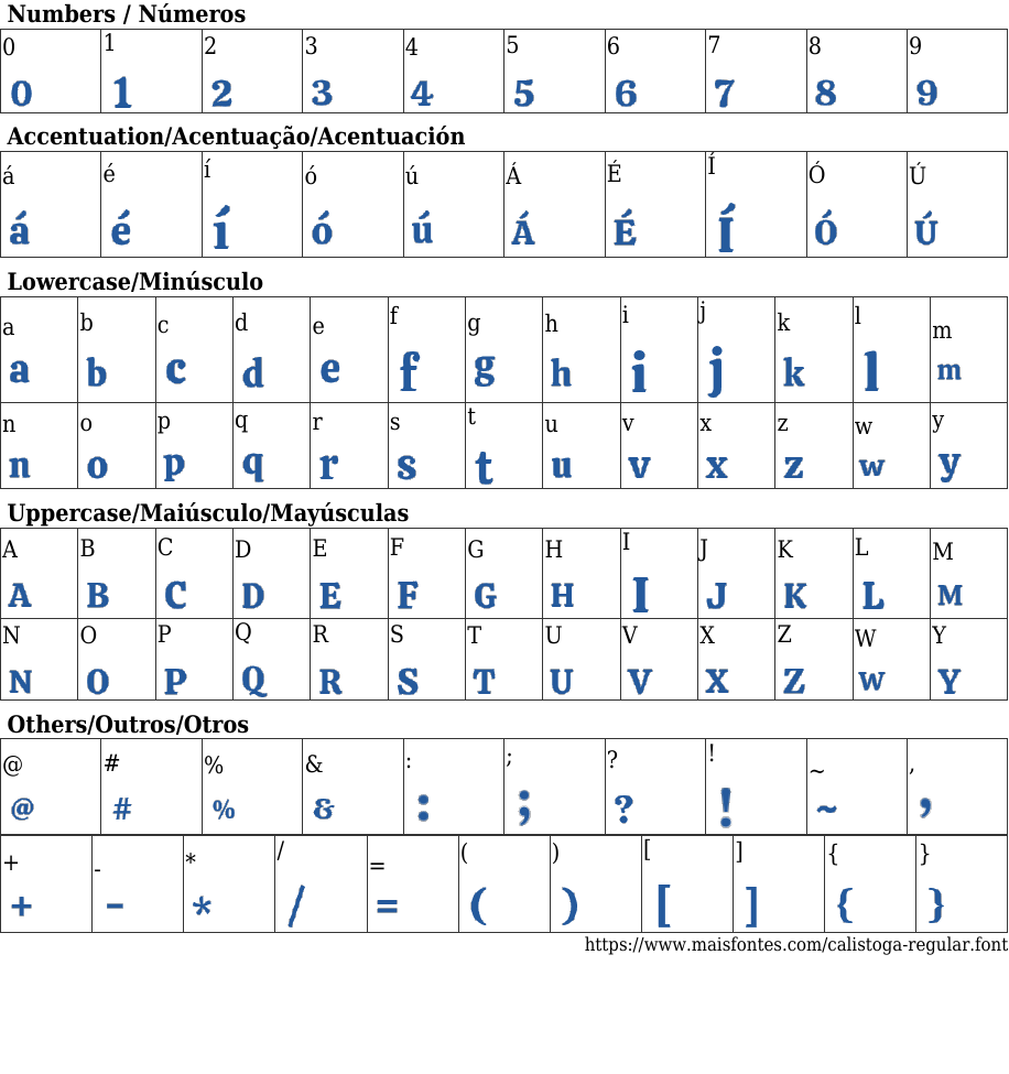 Calistoga Regular: Free Font Download | MaisFontes
