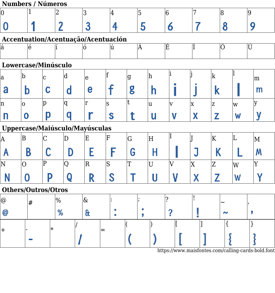 Calling Cards Bold: Free Font Download | MaisFontes