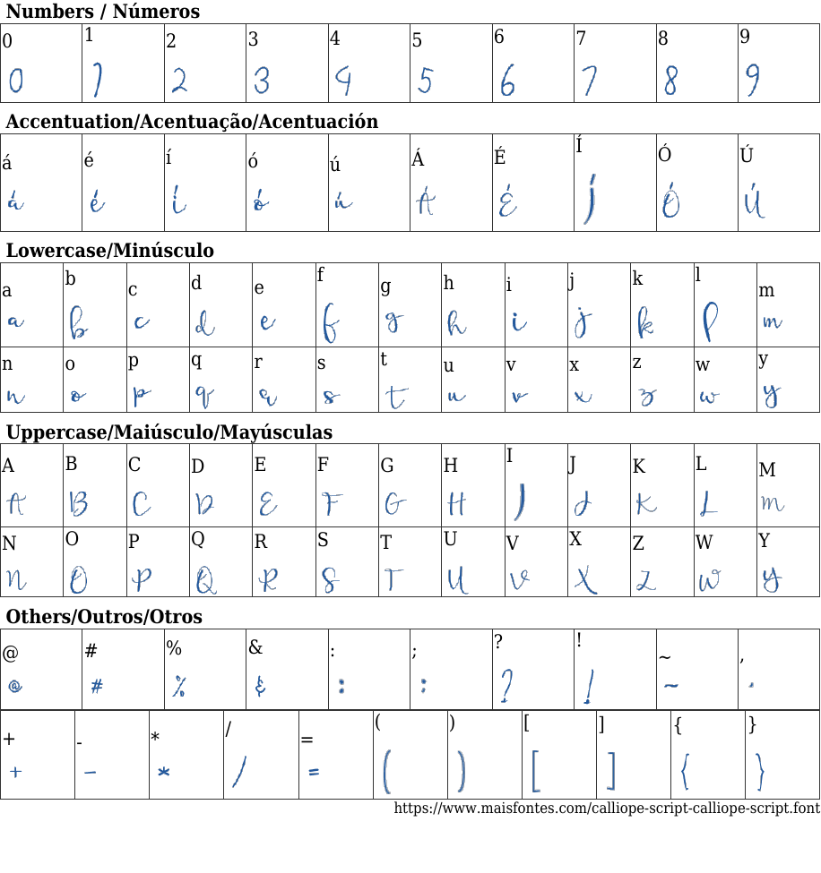 Calliope Script Calliope Script Font: Free Download | MaisFontes