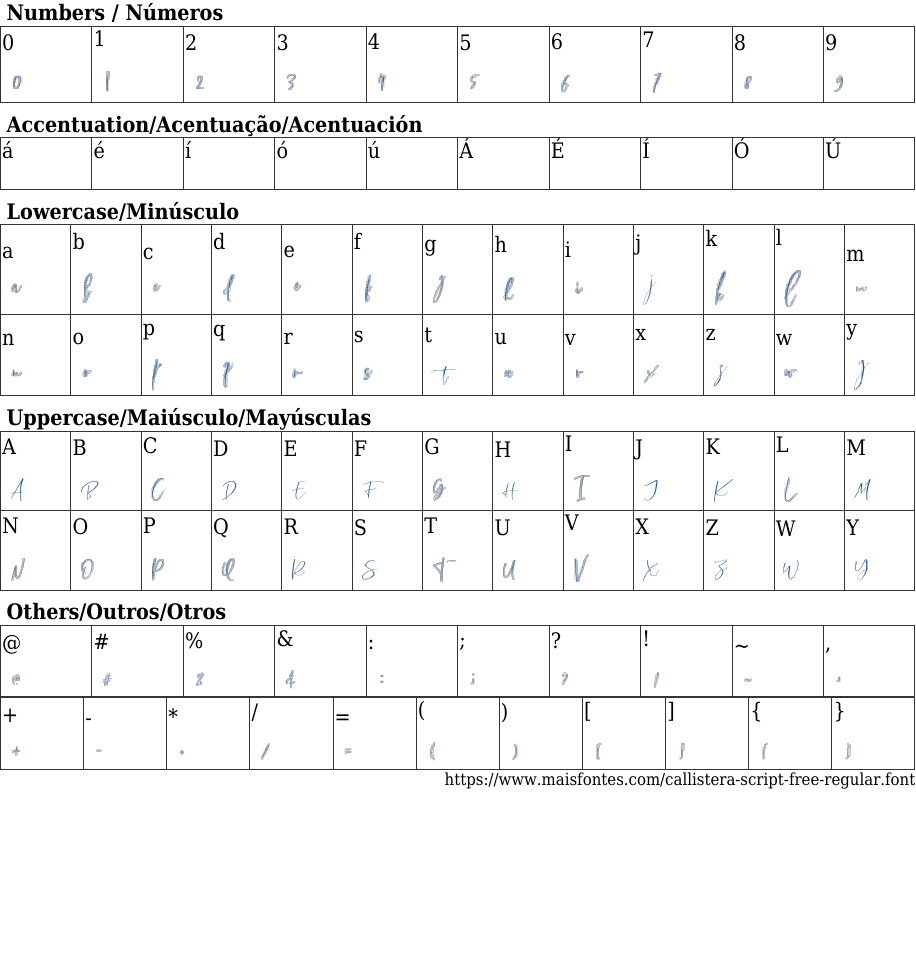 Callistera Script Free Regular: Baixar Fonte Grátis | MaisFontes