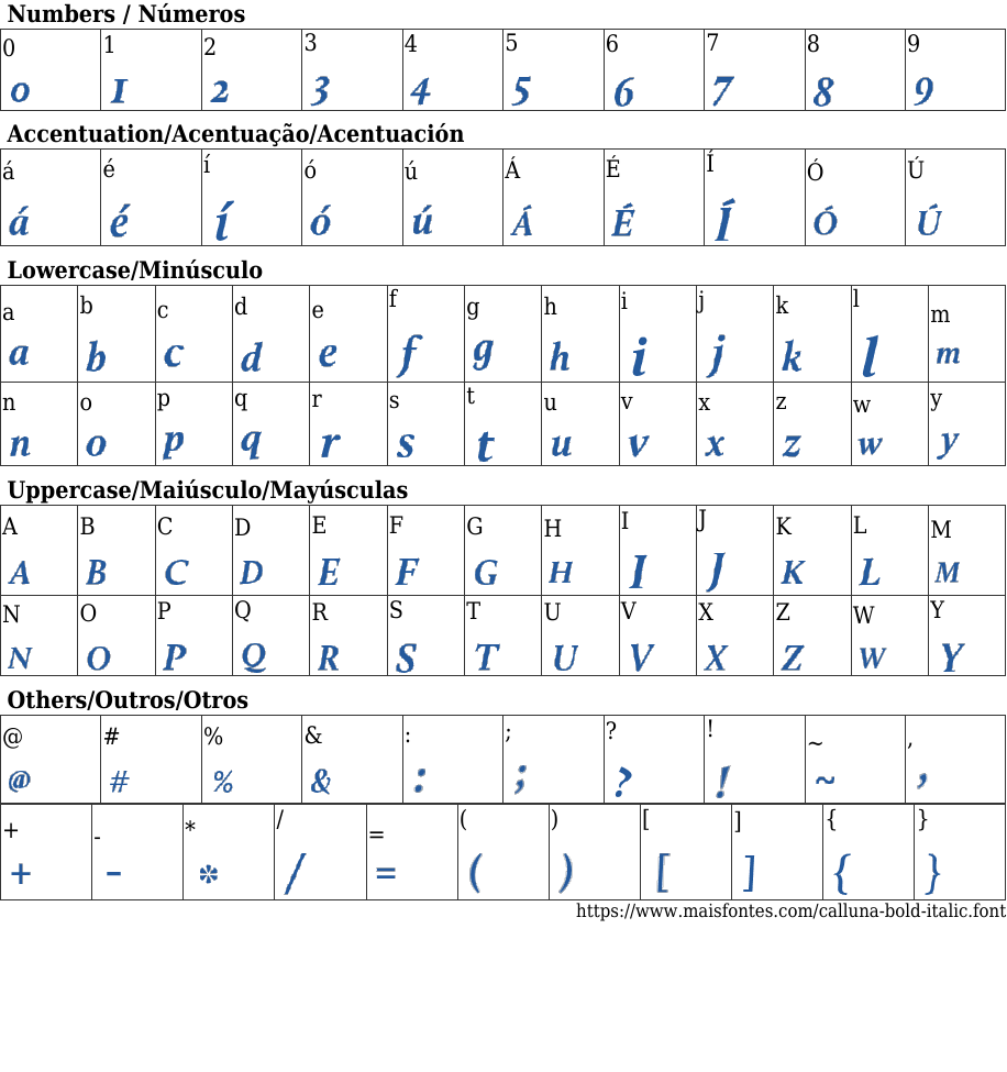 Calluna Bold Italic: Free Font Download | MaisFontes