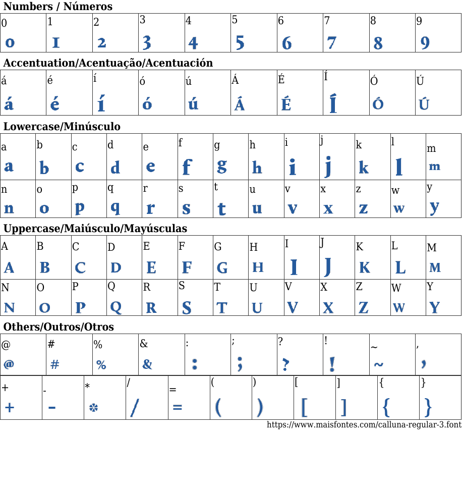 Calluna Regular 3: Free Font Download | MaisFontes