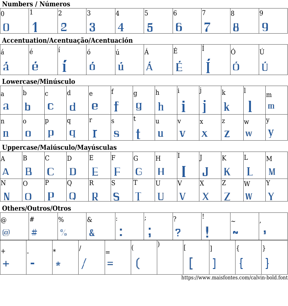 Calvin Bold Font: Free Download | MaisFontes