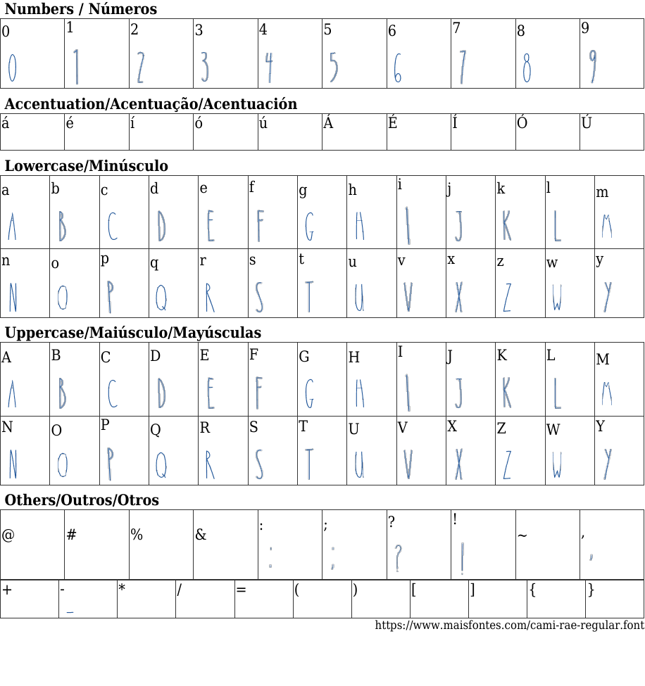 Cami Rae Regular: Baixar Fonte Grátis | MaisFontes