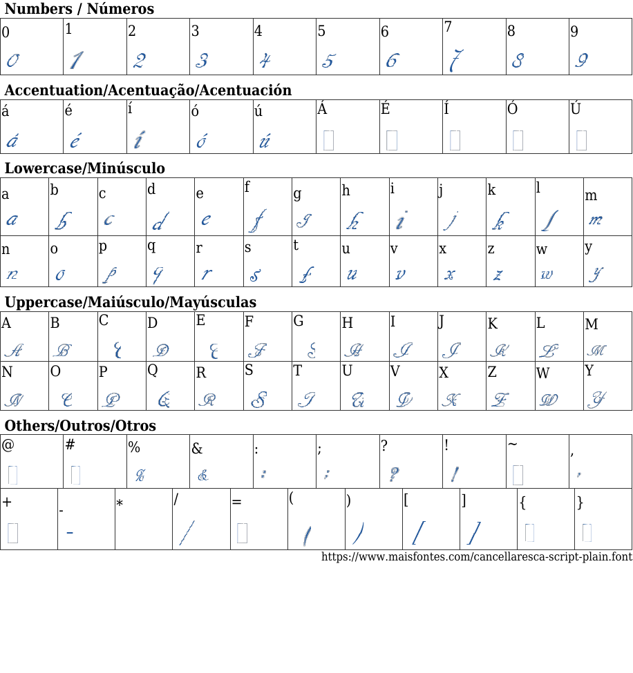 Cancellaresca Script Plain Font: Free Download | MaisFontes