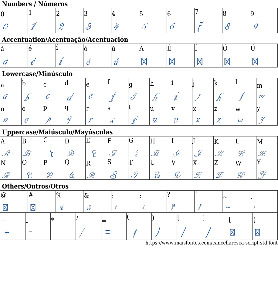 Cancellaresca Script Std: Free Font Download | MaisFontes