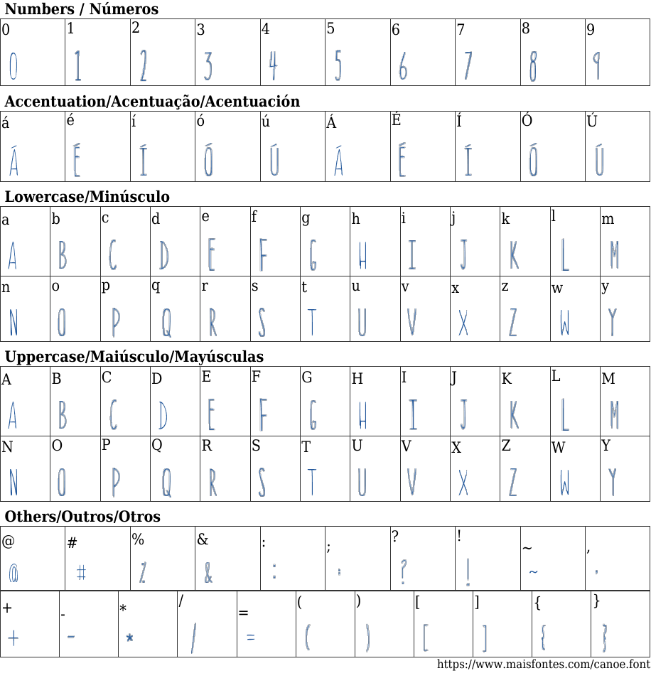 Canoe: Download Free Font | MaisFontes