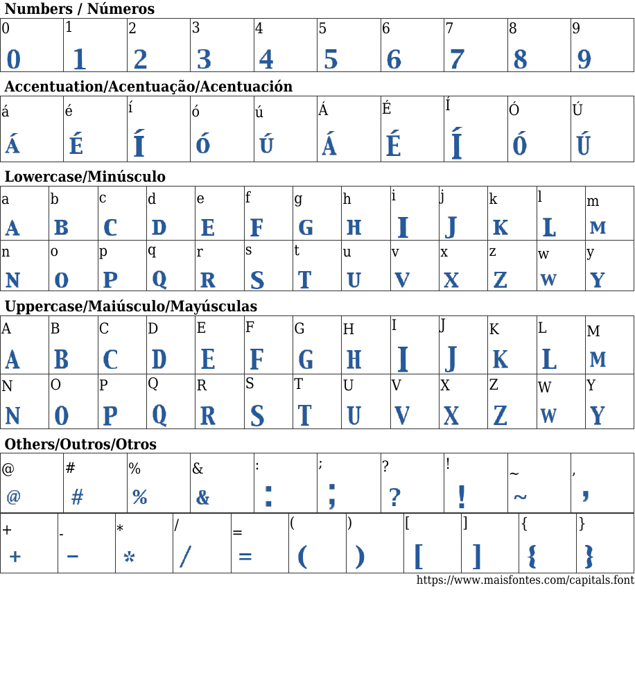 Capitals: Download Free Font | MaisFontes