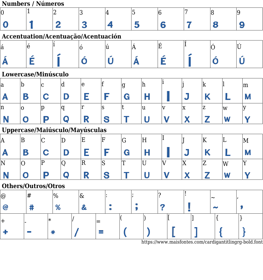 Cardigan Titling Bold: Free Font Download | MaisFontes