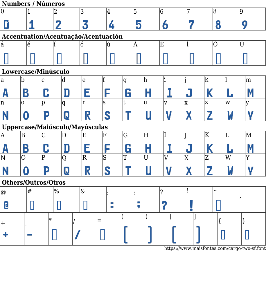 Cargo Two SF Font: Free Download | MaisFontes