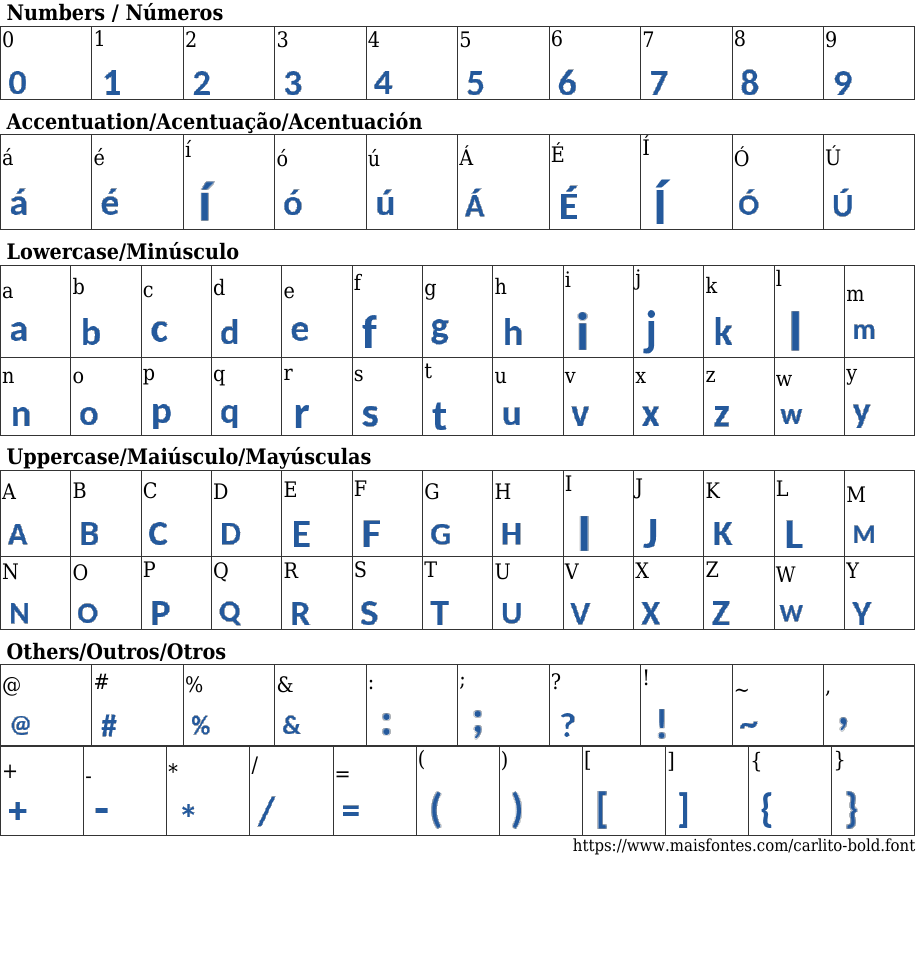 Carlito Bold Font: Free Download | MaisFontes