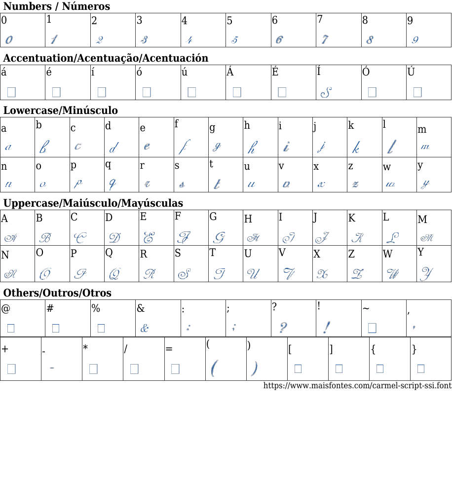 Carmel Script SSi: Free Font Download | MaisFontes