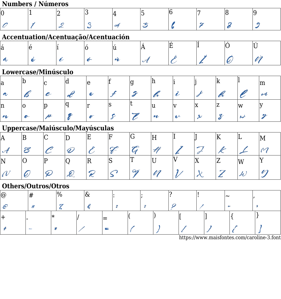 Caroline Calligraphy: Free Font Download | MaisFontes