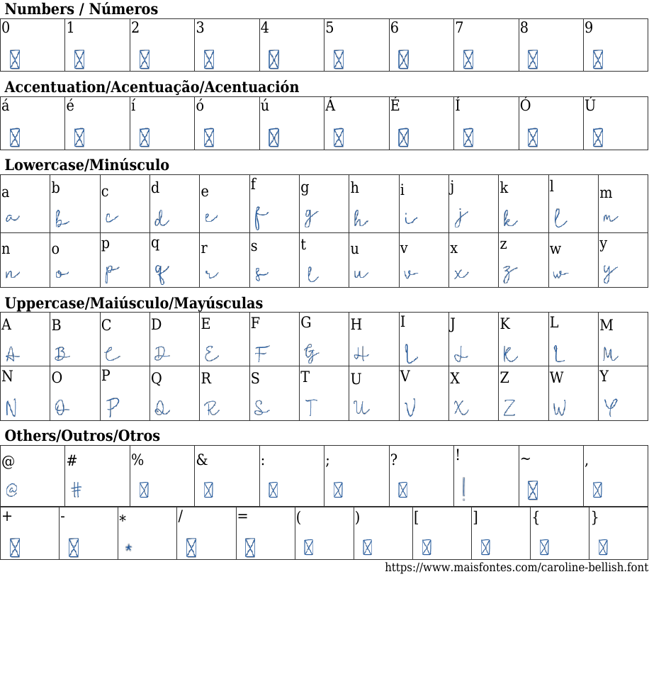 Caroline Bellish: Baixar Fonte Grátis | MaisFontes