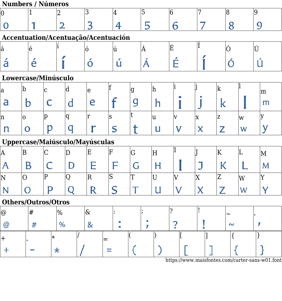 Carter Sans W01 Font: Free Download | MaisFontes
