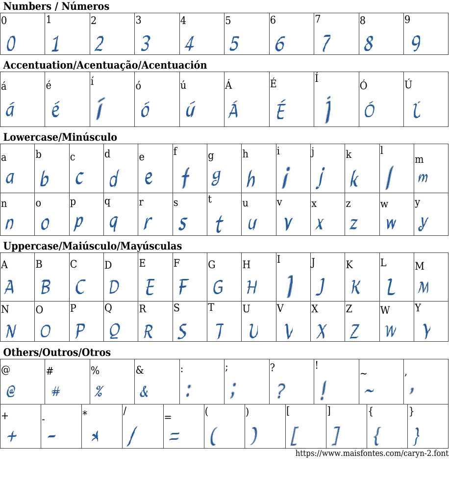 Caryn: Free Font Download | MaisFontes