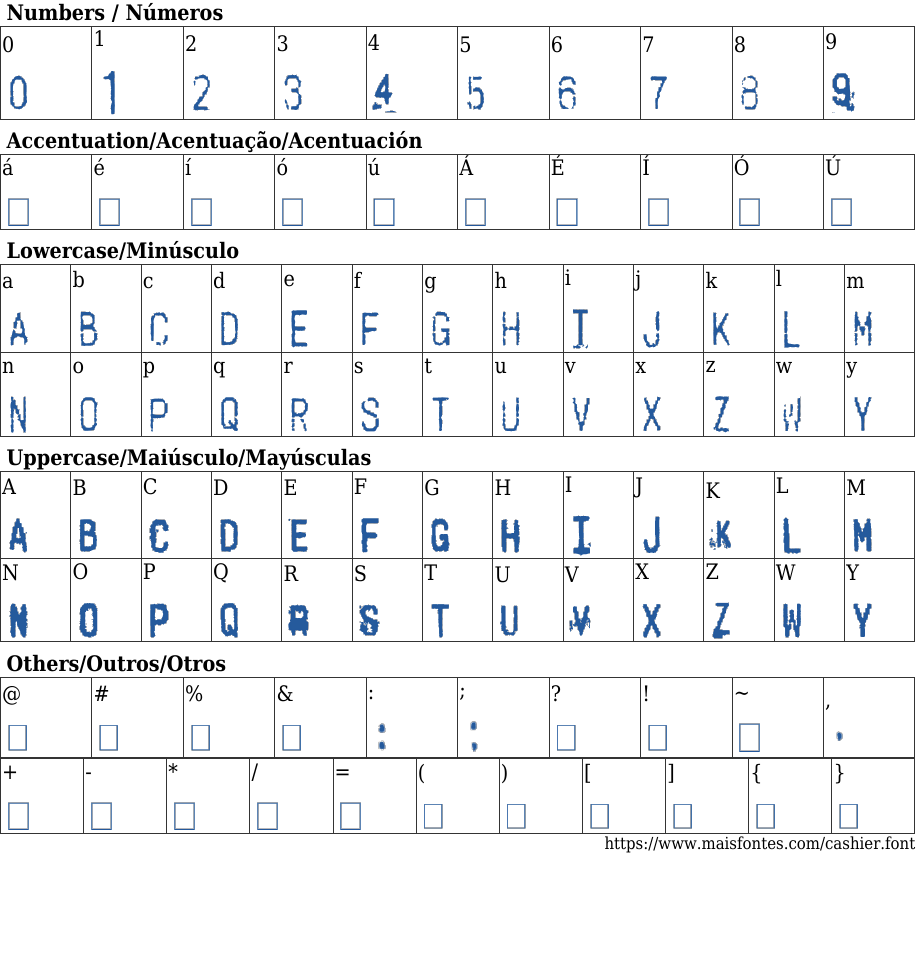 Cashier: Free Font Download | MaisFontes