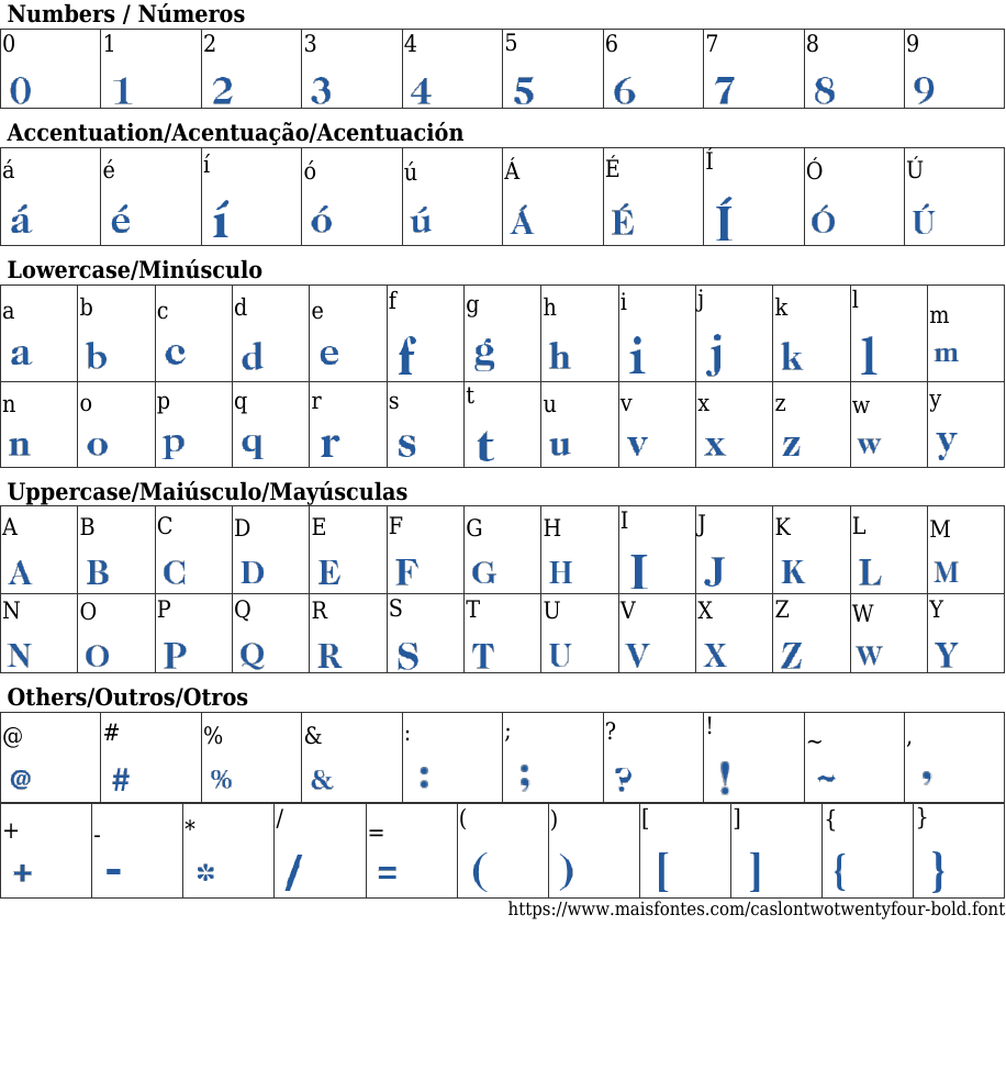 Caslon Two Twenty Four Bold: Free Font Download | MaisFontes