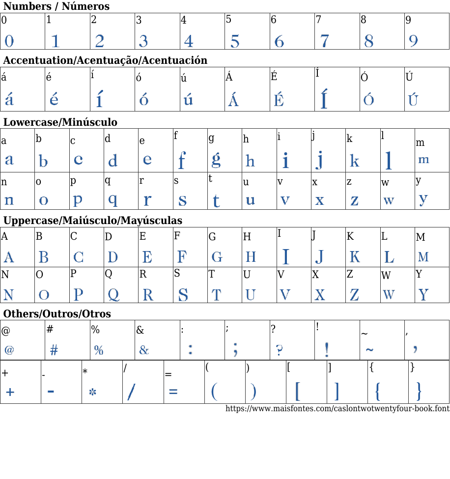 Caslon Two Twenty Four Book: Free Font Download | MaisFontes