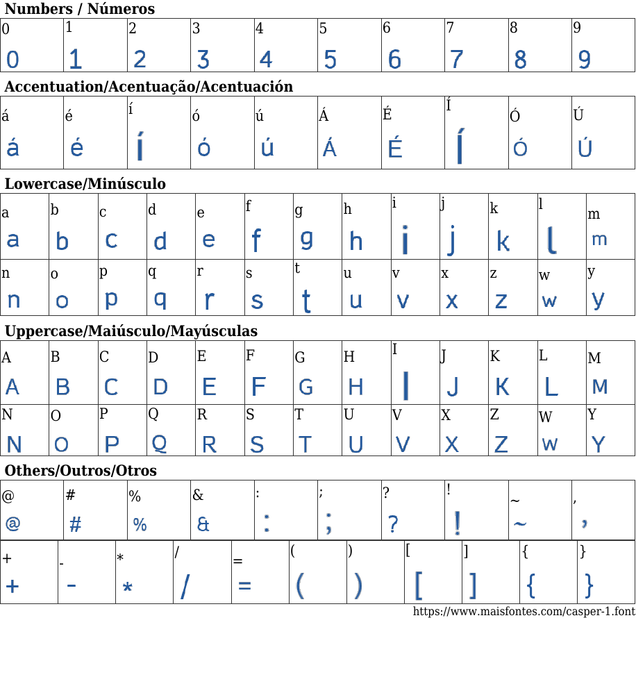 Casper: Free Font Download | MaisFontes