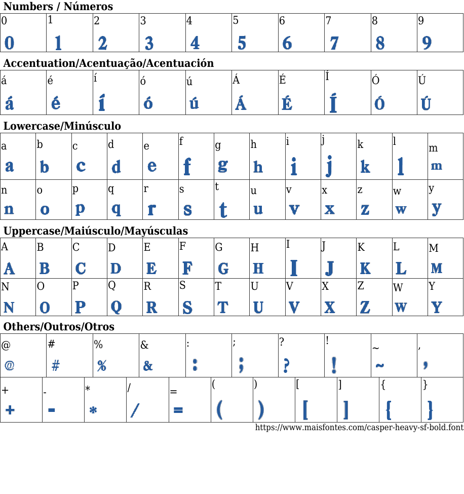 Casper SF Heavy Bold Font: Free Download | MaisFontes
