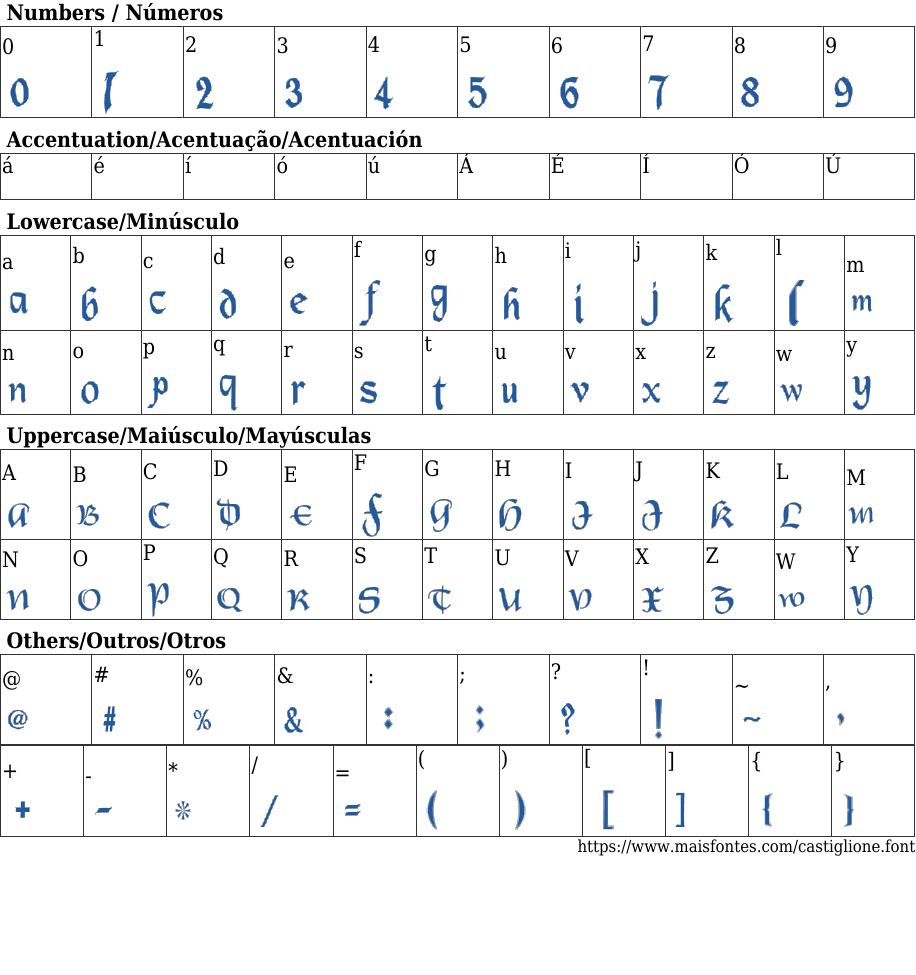 Castiglione: Free Font Download | MaisFontes