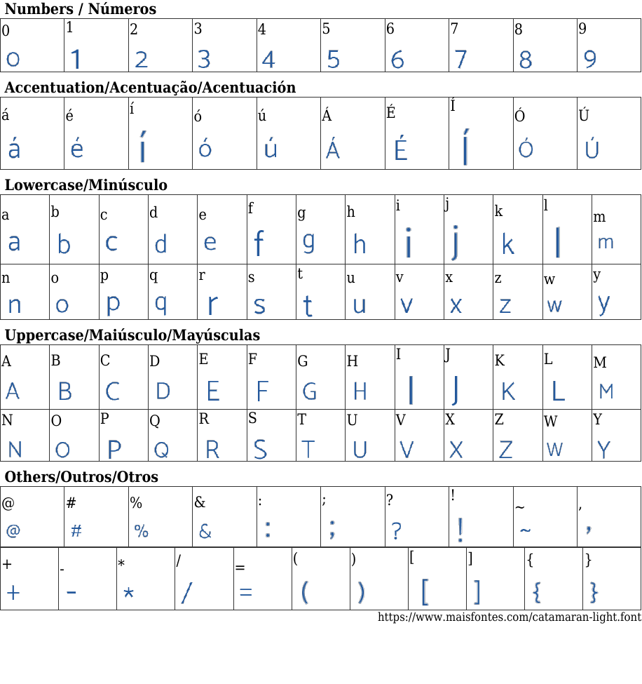Catamaran Light: Download Free Font | MaisFontes