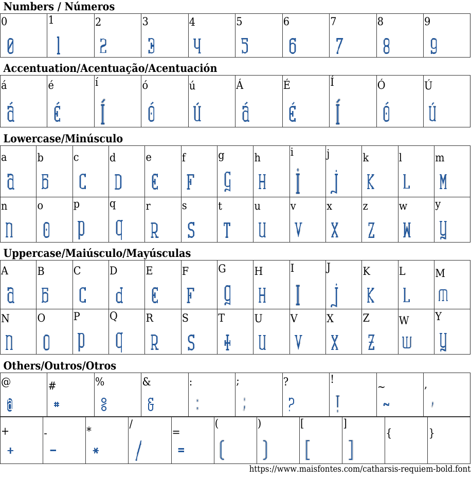 Catharsis Requiem Bold: Baixar Fonte Grátis | MaisFontes