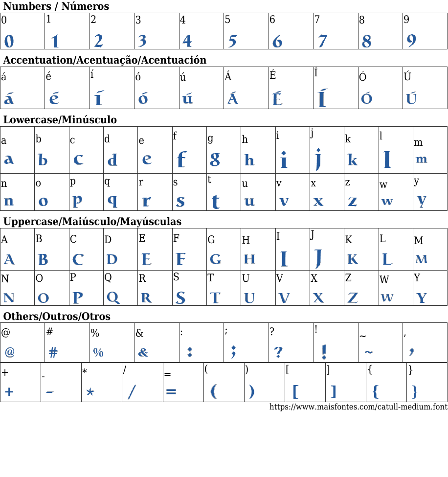 Catull Medium Font: Free Download | MaisFontes