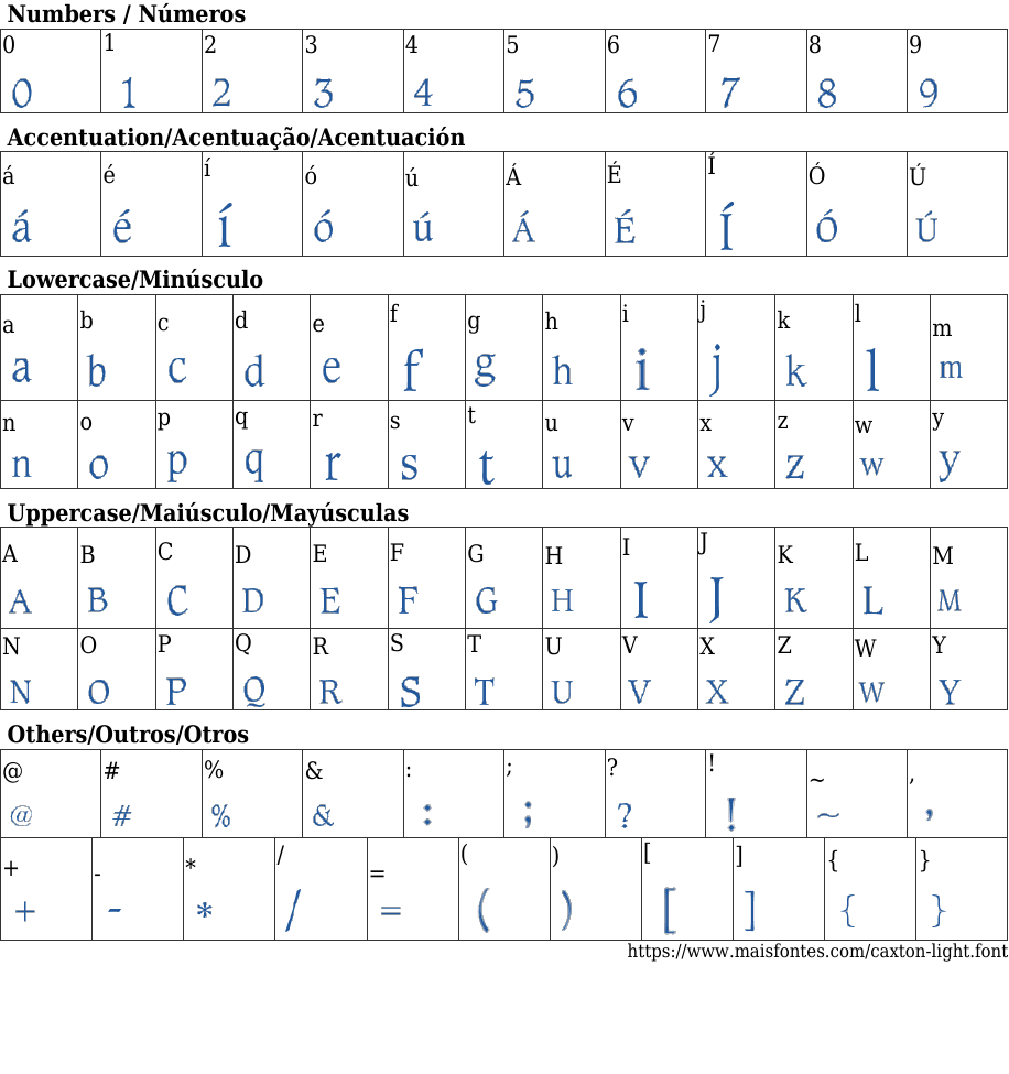 Caxton Light: Free Font Download | MaisFontes