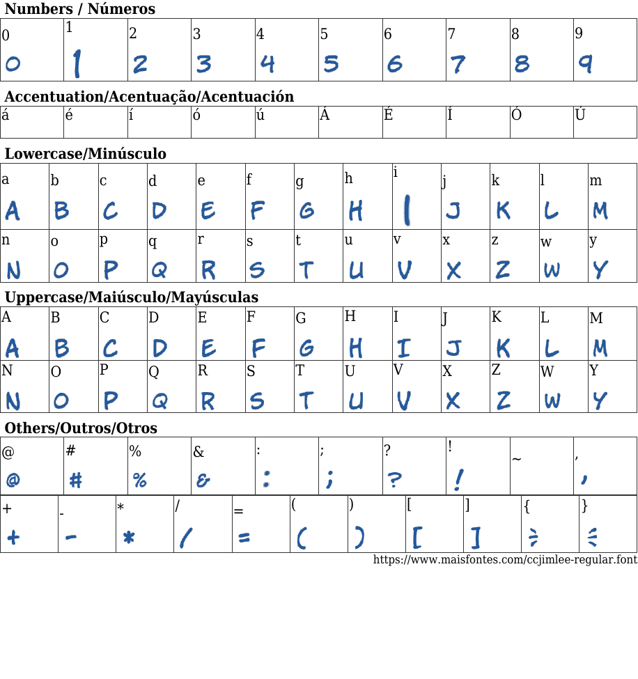 CC Jim Lee Regular: Download Free Font | MaisFontes