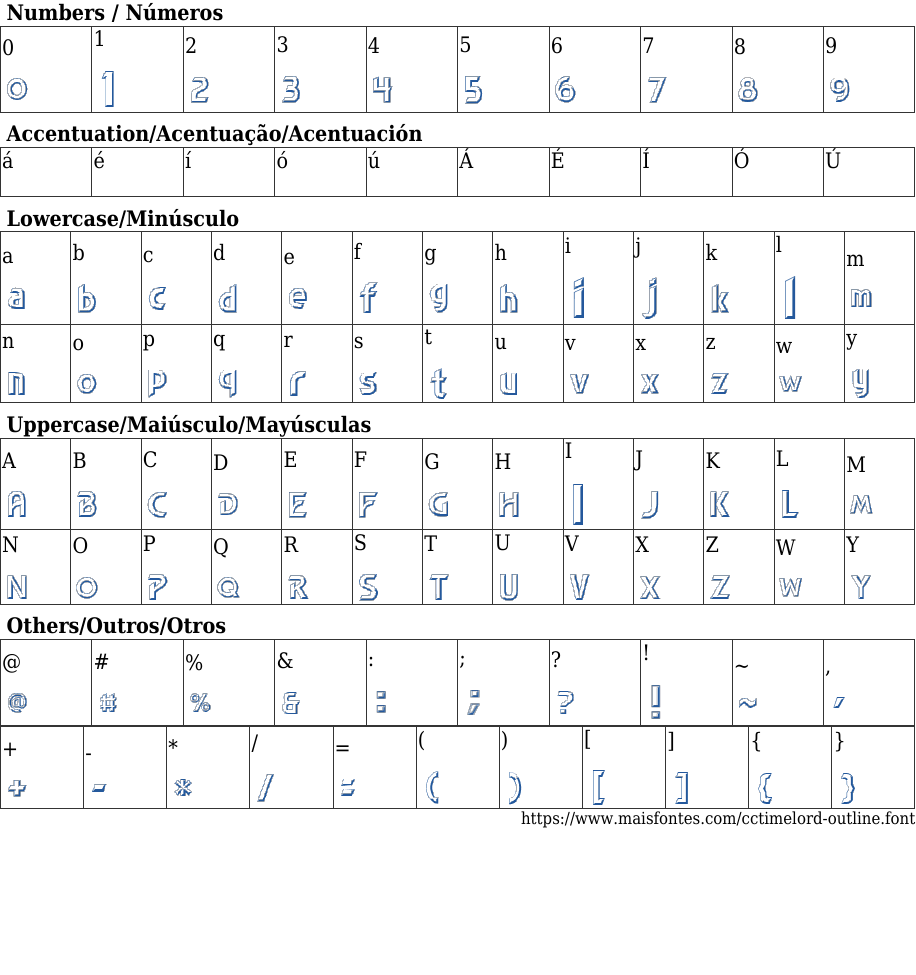 CC Timelord Outline: Free Font Download | MaisFontes
