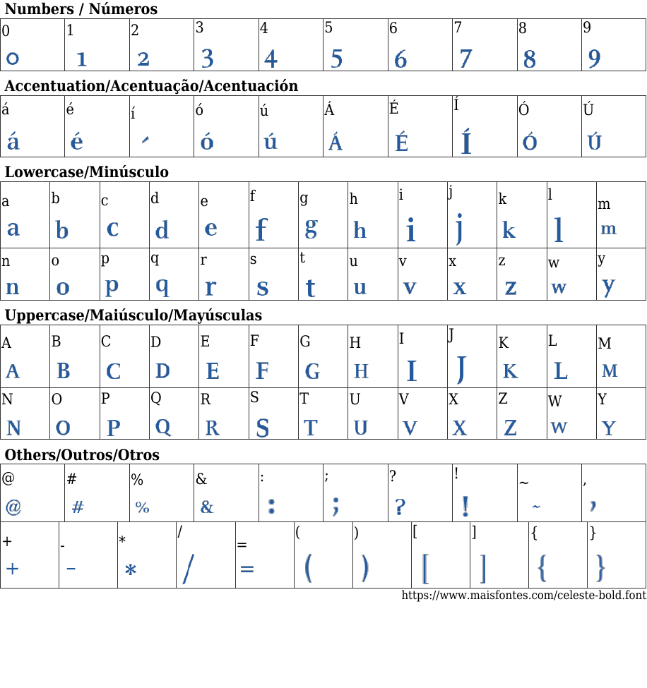 Celeste Bold: Free Font Download | MaisFontes