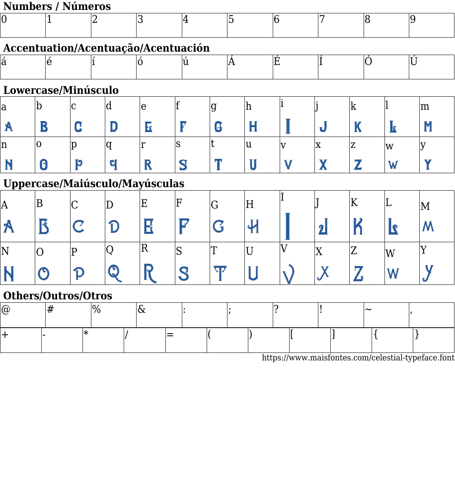 Celestial Typeface: Baixar Fonte Grátis | MaisFontes