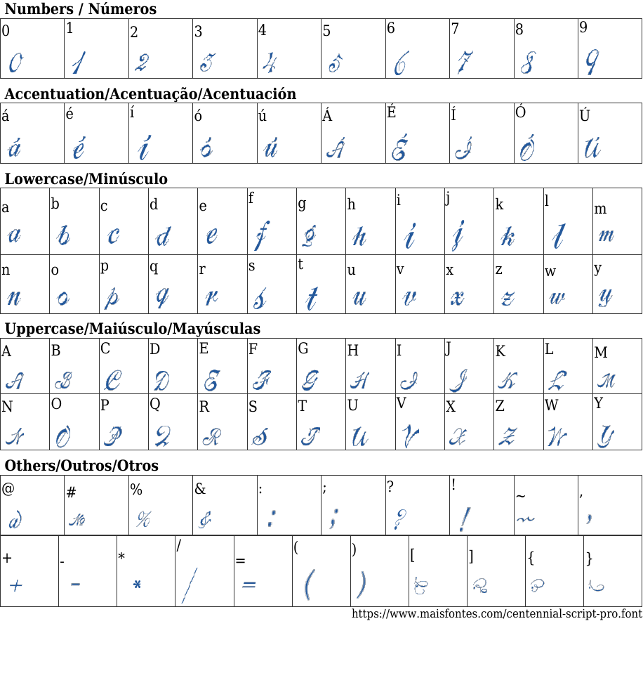 Centennial Script Pro: Download Free Font | MaisFontes