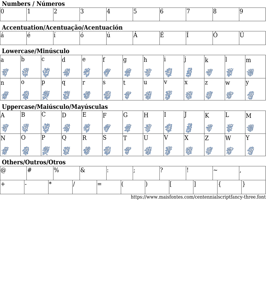 Centennial Script Fancy Three: Baixar Fonte Grátis | MaisFontes