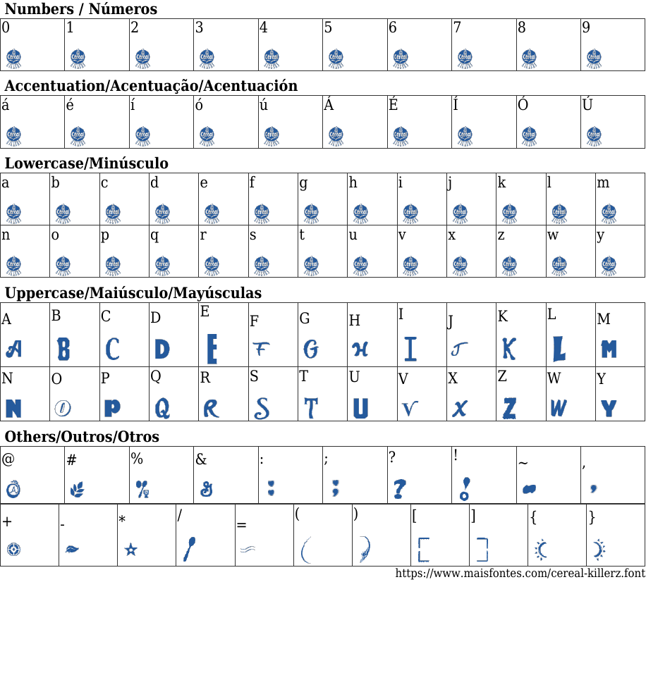 CEREAL KILLERZ: Baixar Fonte Grátis | MaisFontes