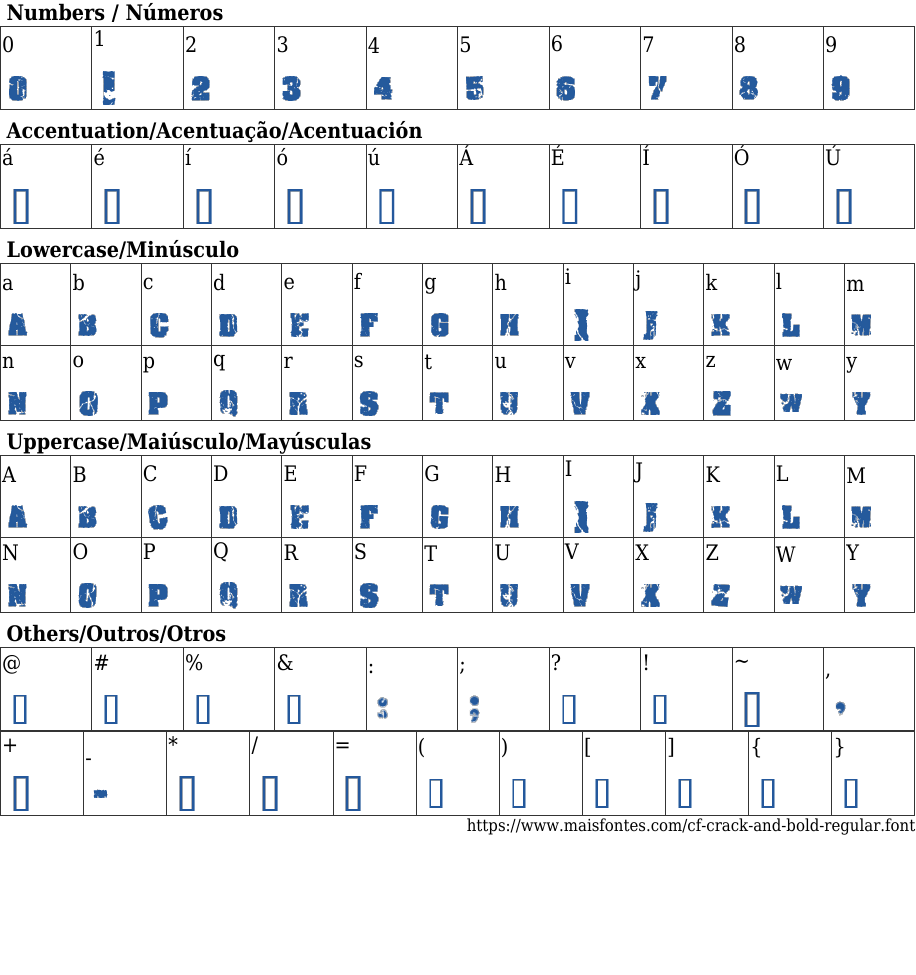 CF Crack and Bold Regular: Baixar Fonte Grátis | MaisFontes