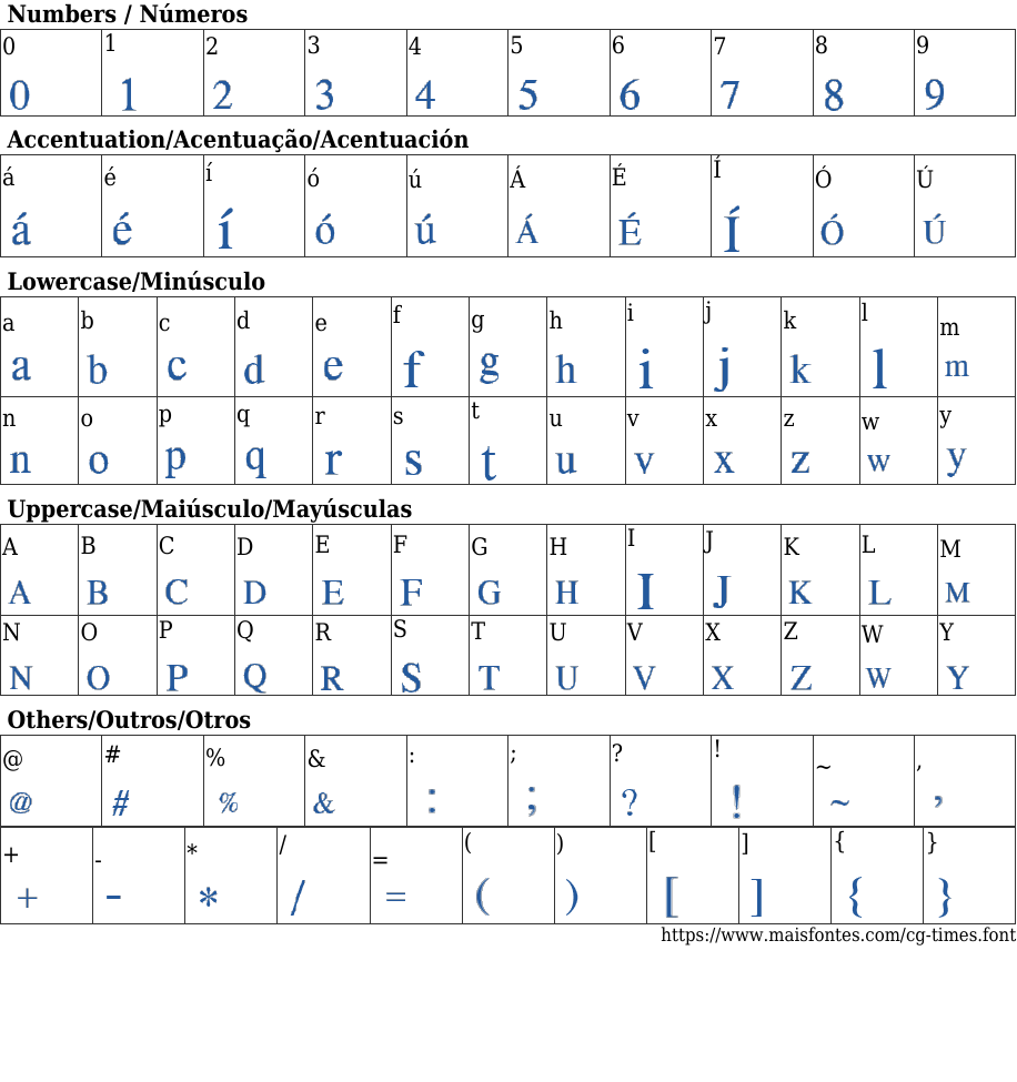 CG Times font download | MaisFontes.com