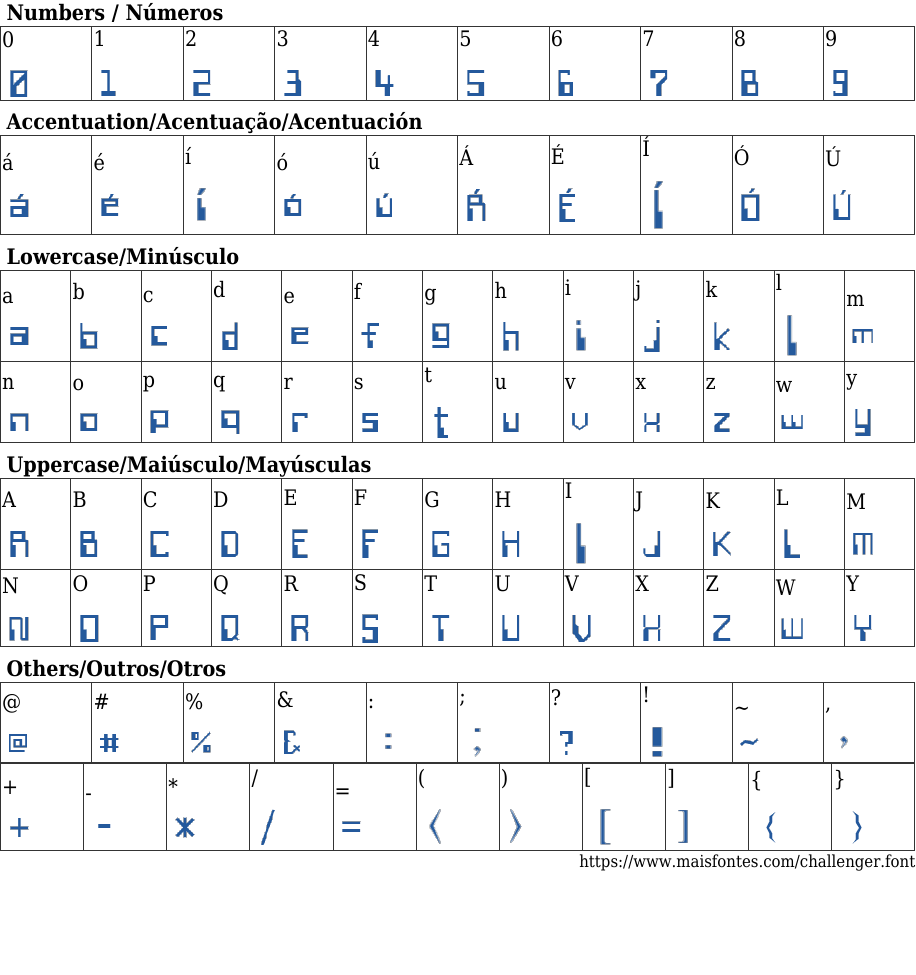 Challenger: Free Font Download | MaisFontes