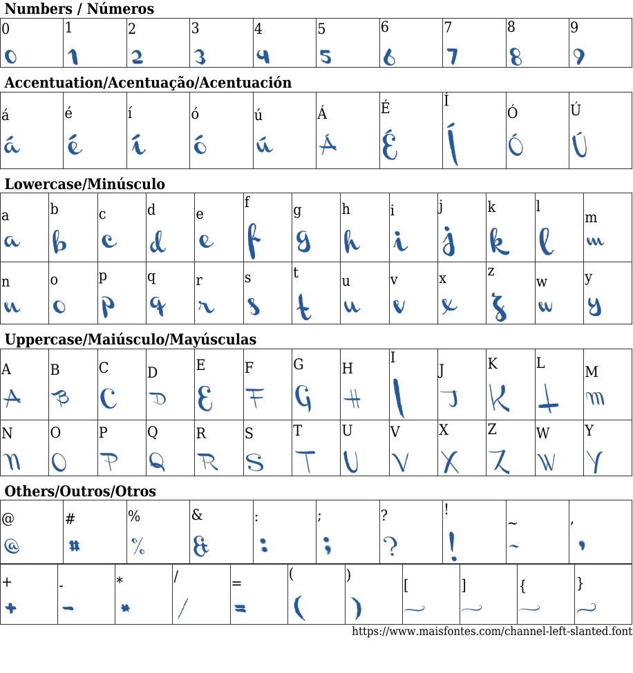 Channel Slanted Left: Free Font Download | MaisFontes