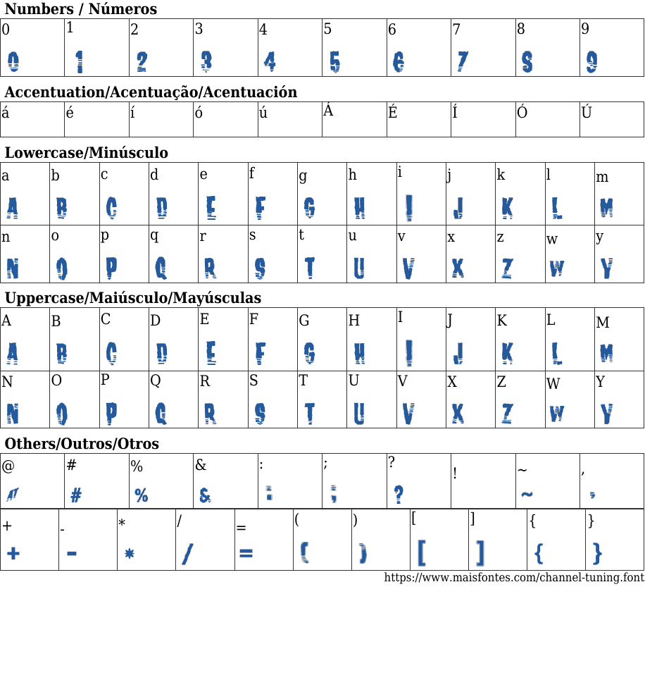 Channel Tuning: Baixar Fonte Grátis | MaisFontes